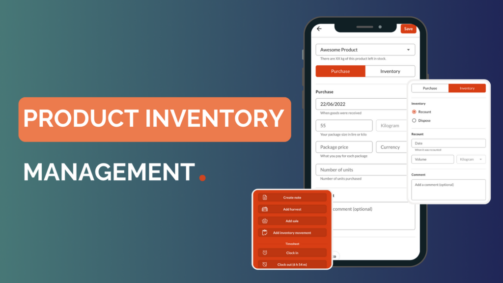 Product Inventory Management meets Farm Management |Farmable